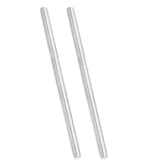 PATIKIL 1/2"-13 UNC 304 Stainless Steel Fully Threaded Rod, 2Pcs 10 ...