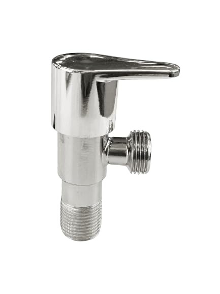 Surya Store Brass Angle Valve Size 15mm (1/2") - Polished CP - Angle ...