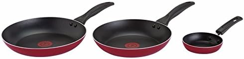 Tefal Easycare 3 Piece Frying Pan Set (Red) : Amazon.co.uk: Home & Kitchen