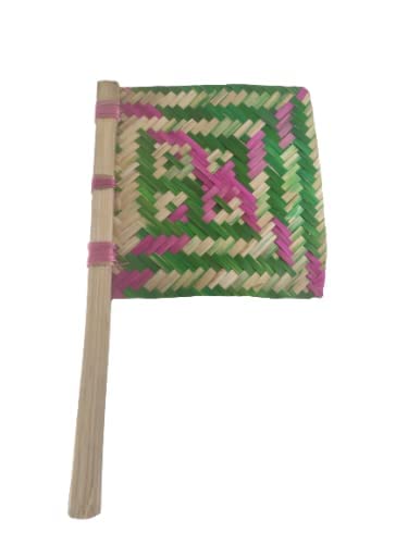 Buy Pmw - Bamboo Handicraft Handmade Natural Hand Fan Pankha Bena for ...