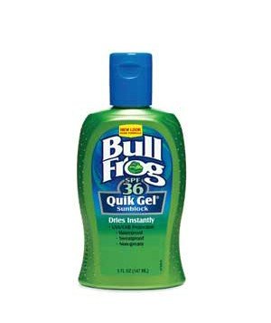 Amazon.com: Bull Frog Quik Gel SPF#36 Sunblock 5oz. : Beauty & Personal ...