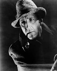 Amazon.com: Basil Rathbone 12x16 B&W Photograph (Pipe & Hat) : Home ...