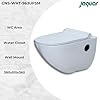 JAQUAR Continental Range Rimless Wall Mount Water Closet/Toilet Bowl ...