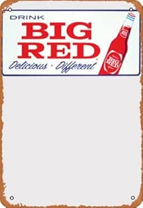 Amazon.com : Metal sign - Big Red Soda Pop Drink Gift Poster Bar Wall ...