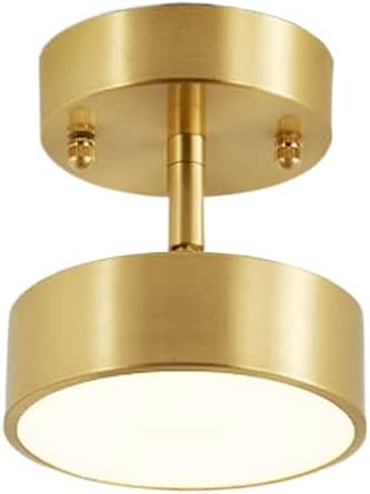 TCHAU Farmhouse Semi Flush Mount Ceiling Light，Industrial Ceiling Light ...