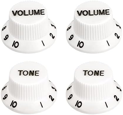 Amazon.com: MECCANIXITY Speed Control Knobs 6mm ID 1 Volume 2 Tone Top ...
