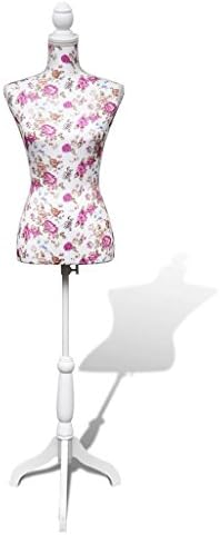 TecTake Buste de Femme Mannequin de Couture | Réglable en Hauteur : 133 ...
