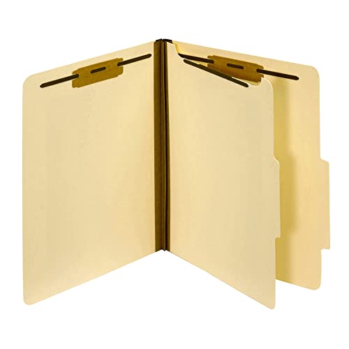 Pendaflex Manila Classification File Folders, 1 Divider, 2" - Want It All