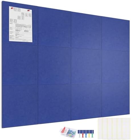 Amazon.com : Large Cork Board Alternative 48" x 36", Black Bulletin ...