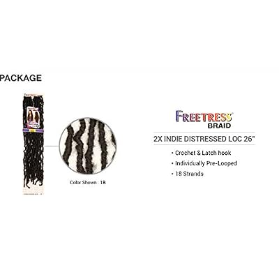 Freetress Synthetic Braid - 2X INDIE DISTRESSED LOC Global | Ubuy