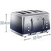 Russell Hobbs 4 Slice Eclipse Toaster with faster toasting technology ...