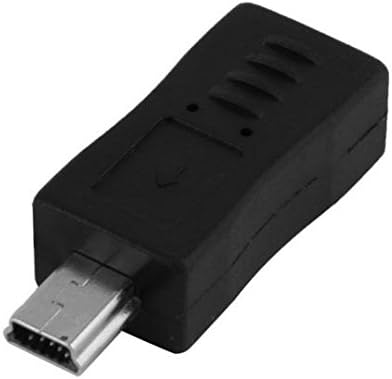 Eatech Black Micro USB Female Type - B To Mini USB Male Type - B ...