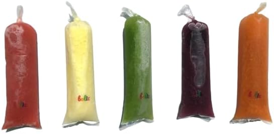 Amazon.com: Boliz 200 Pack Popsicle Bags for Ice Pops Frozen Icies ...