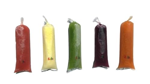 Boliz 200 Pack Popsicle Bags for Ice Pops Frozen Icies Yogurt - Want It All