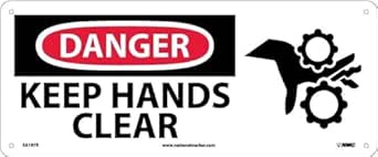 ACCUFORM NMC Danger, Keep Hands Clear, (SA197R): Amazon.com: Industrial ...
