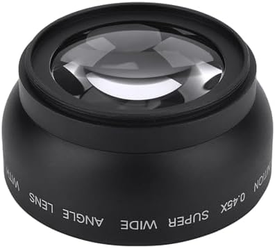 Amazon.com : 52MM 0.45X Wide Angle Lens, Universal Conversion Macro ...
