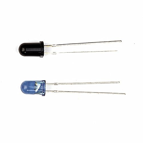 KTC CONS Labs 10X Set of Infra Red LED-Photo Diode Pair 5mm IR LED 10 ...
