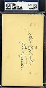Amazon.com: Sid Gordon Signed 1956 Gpc Autograph - PSA/DNA Certified ...
