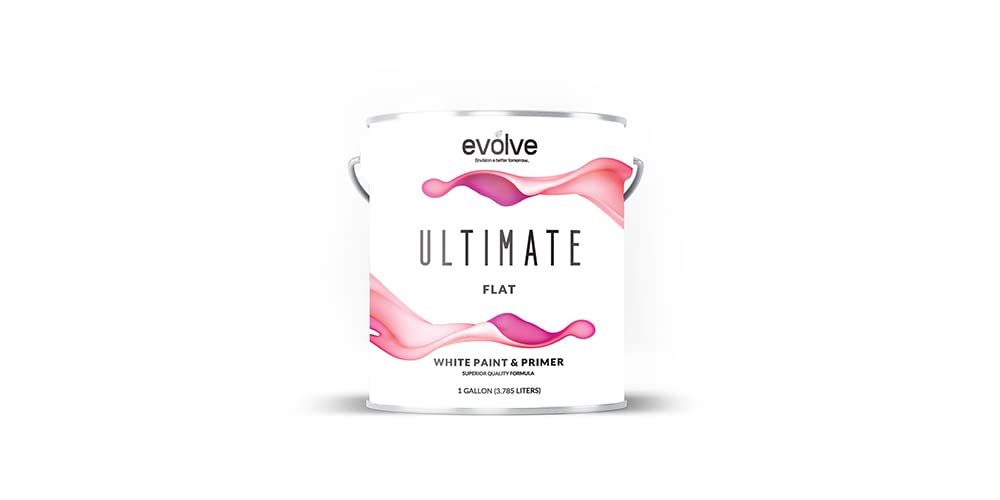 EVOLVE Ultimate Paint & Primer in White for Interior & Exterior House ...