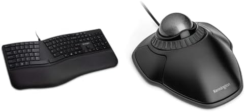Amazon.com: Kensington Pro Fit Ergonomic Wired Keyboard- Black ...