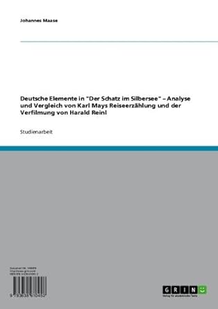 Deutsche Elemente in "Der Schatz im Silbersee" – Analyse und Vergleich von Karl Mays ...