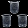 Amazon.com: Waziaqoc 200ml/6.8oz Plastic Graduated Beaker (3 Pack ...