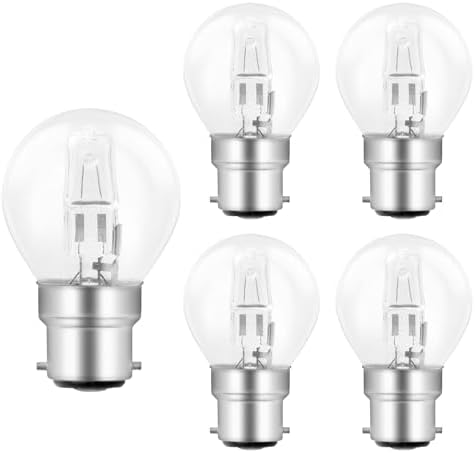Lightsave Pack of 4-28W Eco Classic Energy Saving Halogen GLS BC/B22 ...