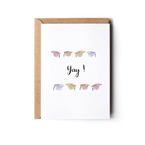 Amazon.com: Yay Graduation Card, Graduation Card, Class of 2025 ...