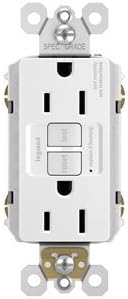 Legrand radiant 1597W 15 Amp GFCI Self Test Decorator Duplex Outlet ...