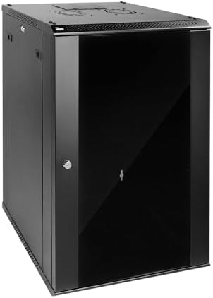 Amazon.com: StarTech.com 4-Post 18U Wall Mount Network Cabinet w/ 1U ...