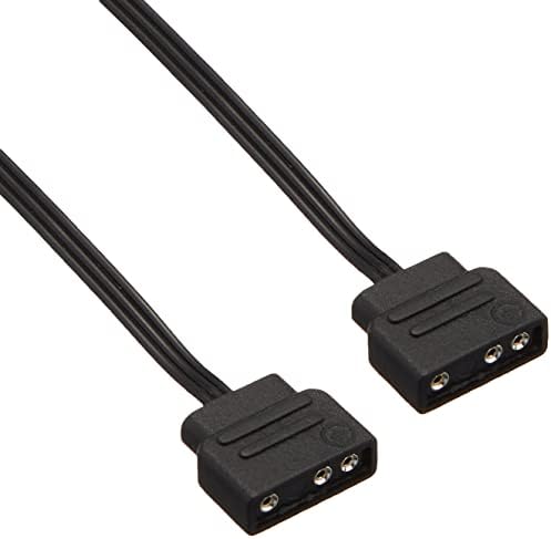 Amazon.co.jp: アイネックス アドレサブルLED用延長ケーブル 50cm RLD-EXD50 ブラック : パソコン・周辺機器