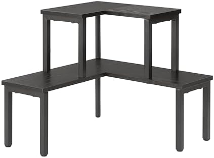 Amazon.com: GHWIE Countertop Organizer Corner Shelf - Bamboo Corner ...