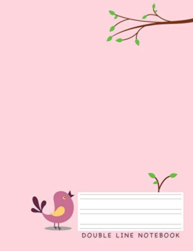 Double Line Notebook: Double Line Notebook For Kids for Handwriting ...