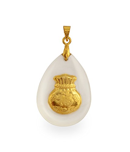 Shubh Ratan 22 ct pure gold Kuber kalash Locket with Gold plated Loop ...