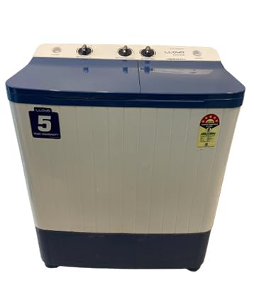 Lloyd Washing Machine 6.5 kg Semi Automatic Top Load Blue (GLWS655CWKBL ...