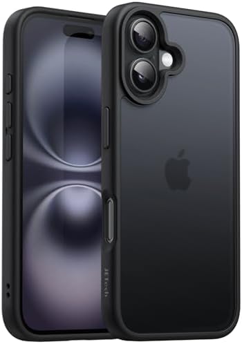 JETech PC+TPU Matte Cover Case For iPhone 16 6.1-Inch, Shockproof Case ...