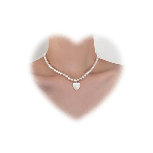 Amazon.com: Boho Moonstone Heart Pendant Necklace Gold Love Heart ...