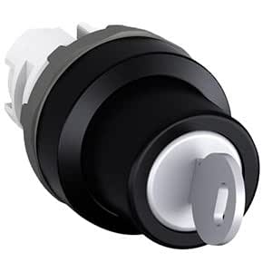 ABB M2SSK1-101 Selector Switch Operator, 22 mm, Maintained, Key Operator, Black : Amazon.in ...