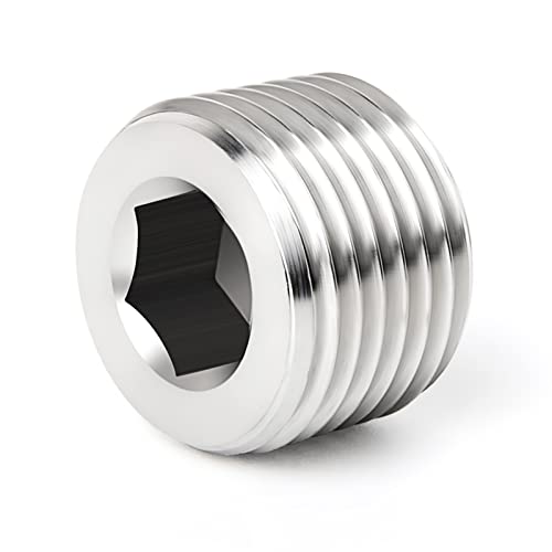 Snapklik.com : 2PCS 304 Stainless Steel Internal Hex Thread Socket Pipe ...