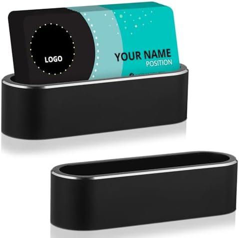 Amazon.com: Gilprop 2 Pack Aluminum Business Card Holder Metal Card ...