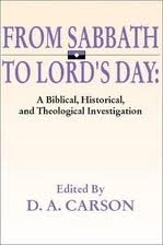 From Sabbath to Lord's Day Publisher: Wipf & Stock Publishers: D.A ...