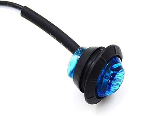 Snapklik.com : 10 Pack Sealed Waterproof Mini Round 3/4 Inch Blue LED ...