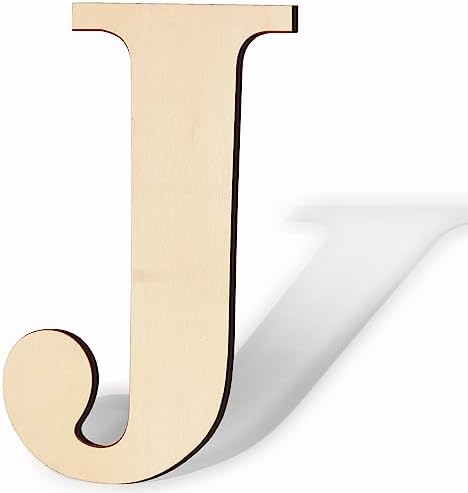 Amazon.com: 17 Inch Large Wooden Letters, Paintable Large Wood Letter ...
