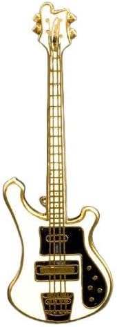 Amazon.com: Rickenbacker Bass Pin - White with Black Pickguard ...