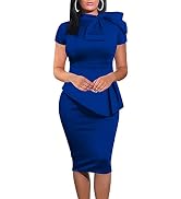 TOPONSKY Peplum Evening Club Church Ruffle Pencil Party Hide Wedding ...