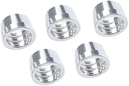 Amazon.com: AC PERFORMANCE Silver Aluminum -10 AN Olive Inserts fit for ...