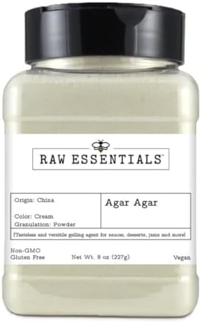 Amazon.com : Raw Essentials Agar Agar Powder - Non-GMO, Vegan and ...