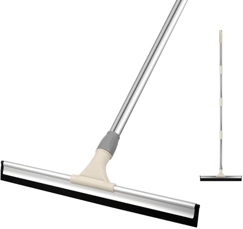 Amazon.com: eazer Floor Squeegee Broom: Heavy Duty Scrubber with ...
