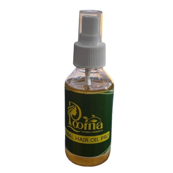 Buy Poorna Ayurvedic Hair Oil Pro For Men & Women - 100 ml | Hair Fall ...