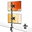 WORLDLIFT Dual Monitor Stand- Vertical Stack Monitor Desk Mount for Two ...